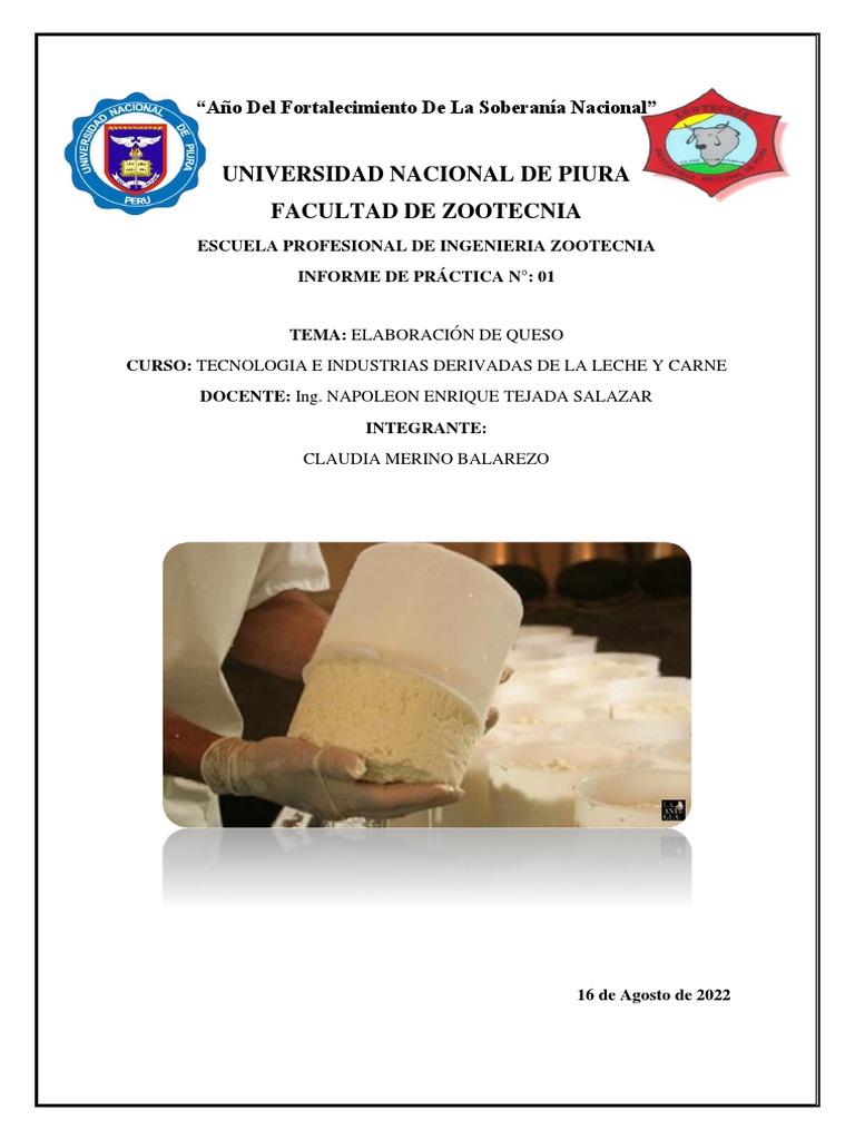 Elaboracion de Queso | PDF | Queso | Leche