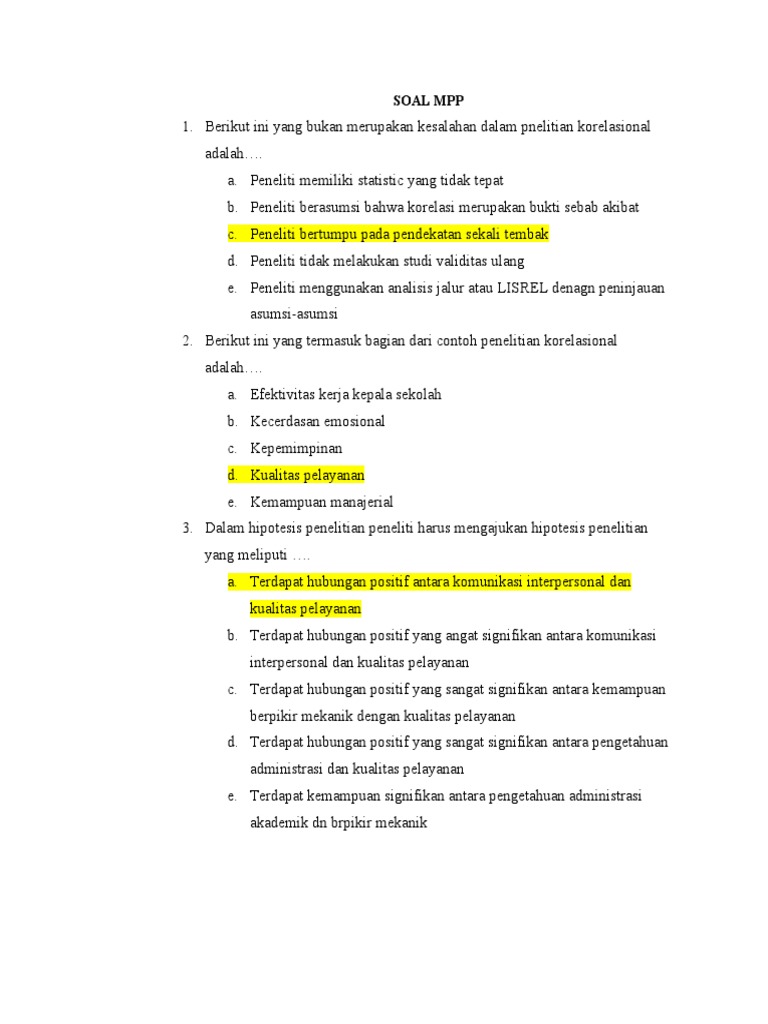 Soal MPP Kls 2-1 | PDF | Karier & Perkembangan