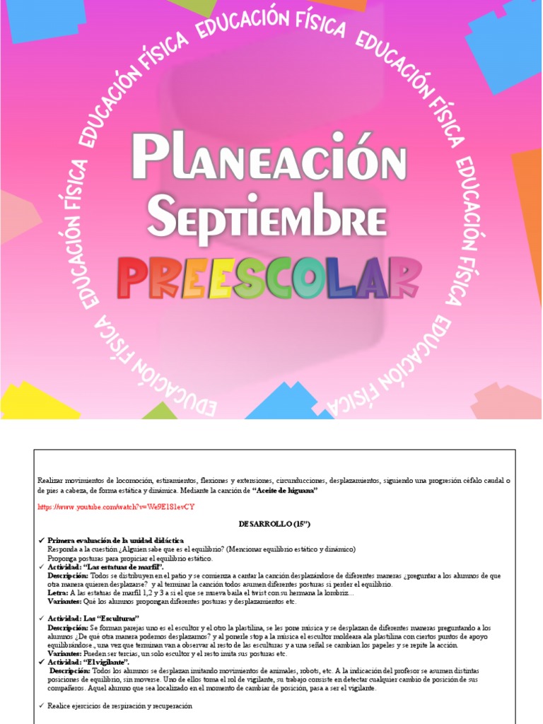 Planeacion de Preescolar GRATIS EF 3nhlhr | PDF | Aprendizaje | Evaluación