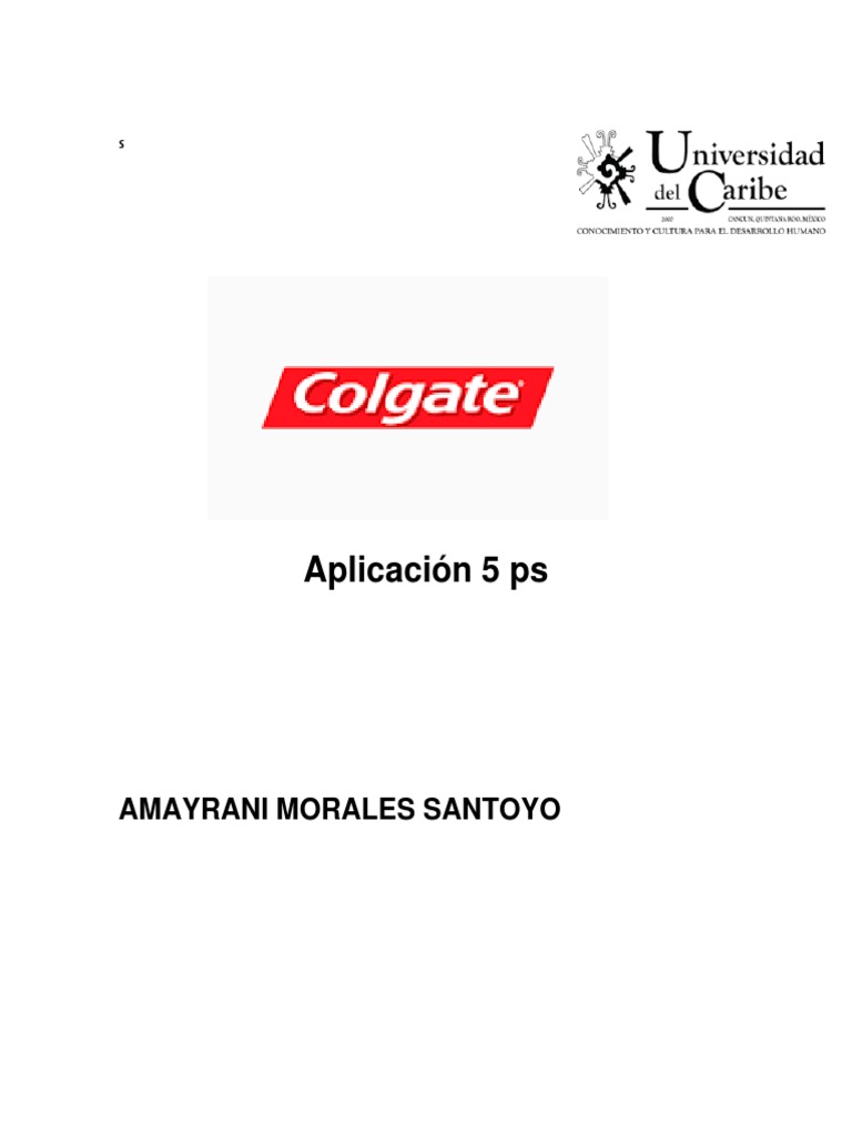 La Marca Colgate 5ps | PDF | Marca | Publicidad