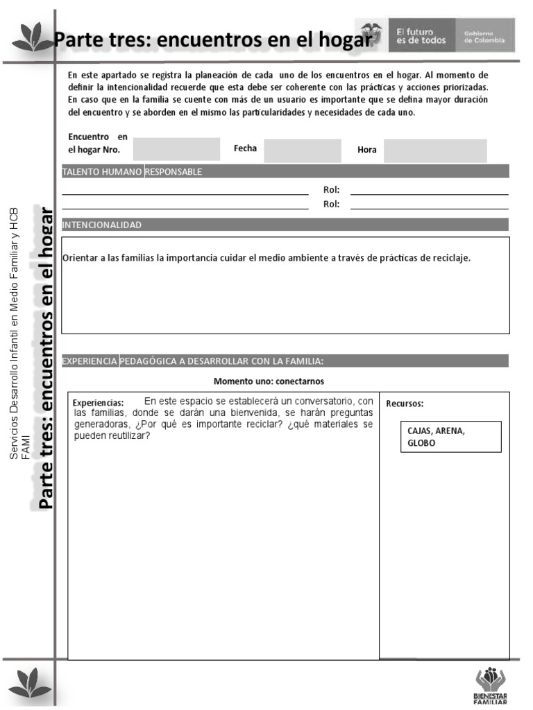 Encuentros en el Hogar: Reciclaje Familiar | PDF | Reciclaje | Residuos