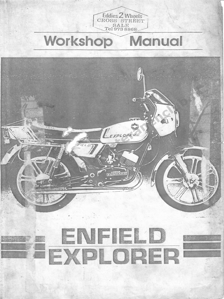 Zundapp-Enfield-Explorer Workshop Manual | PDF