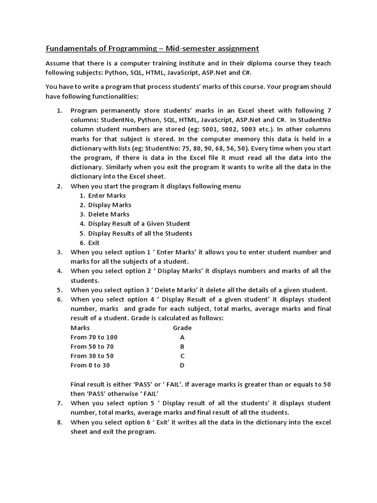 Function (Images, W, H) Load - Images (Filelist, Downscale - F) - Mid Assignment | PDF ...