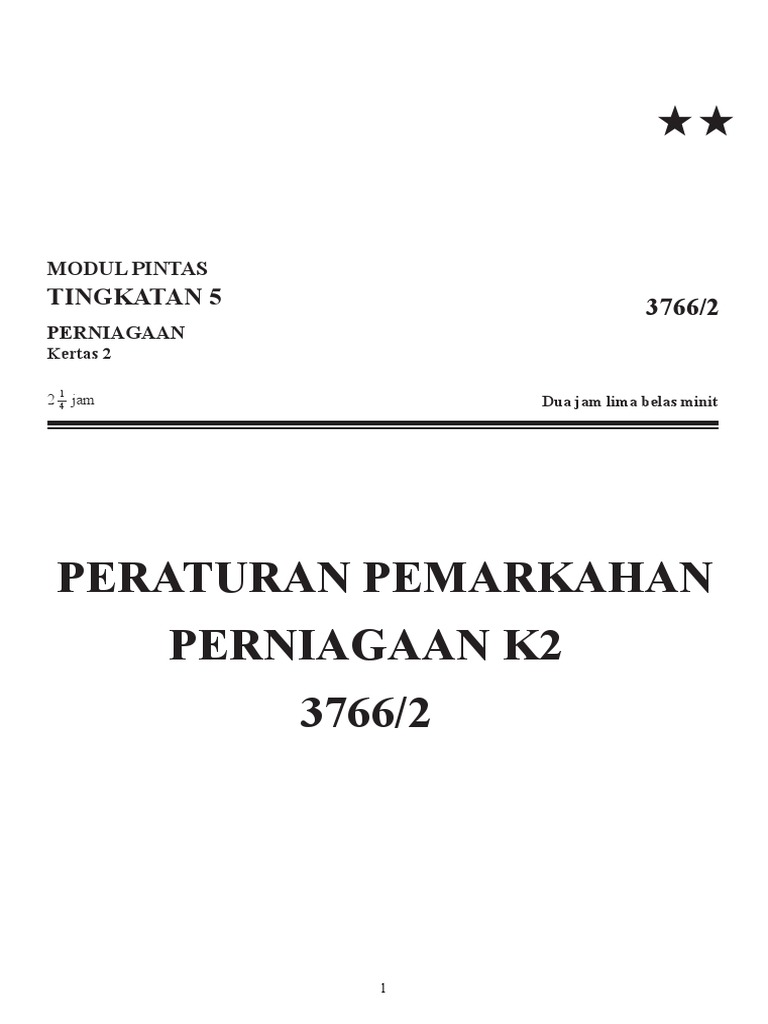 Perniagaan K2 | PDF