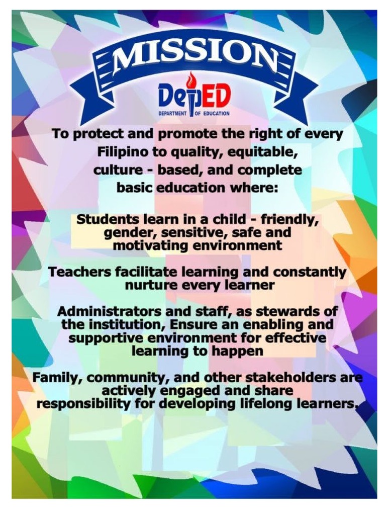 Deped Mission Vision | PDF
