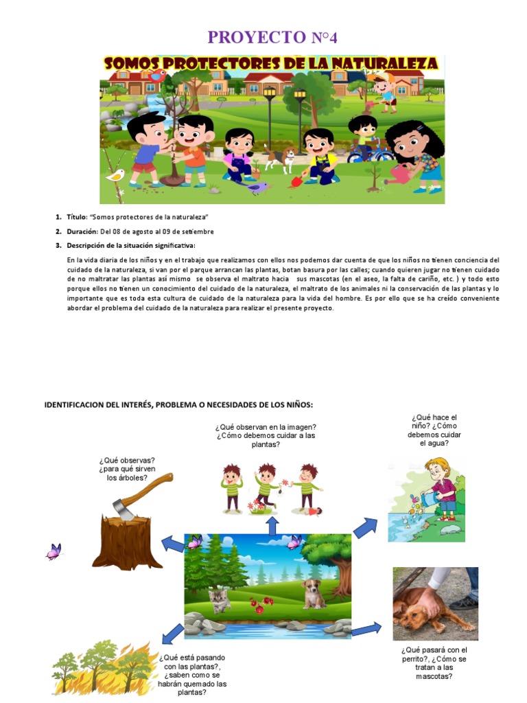Proyecto de La Naturaleza Verdadero | PDF | Evaluación | Aprendizaje