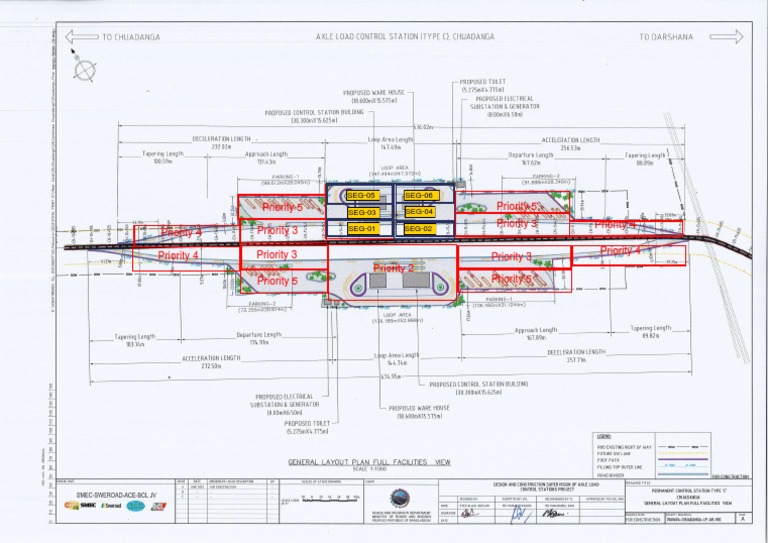 Embankment Filling Priority Segmented Layout Drawing (1) (Recovered) | PDF