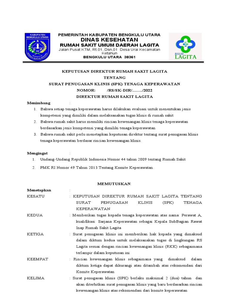 SPK Dan RKK Keperawatan | PDF