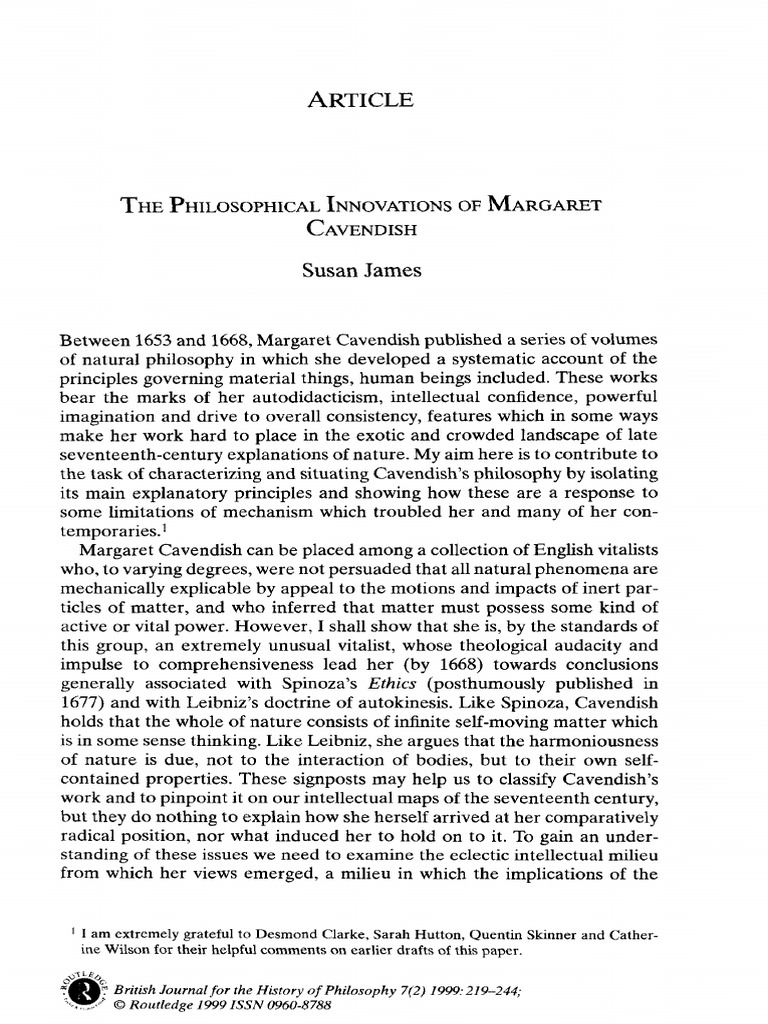 susan james cavendish | PDF