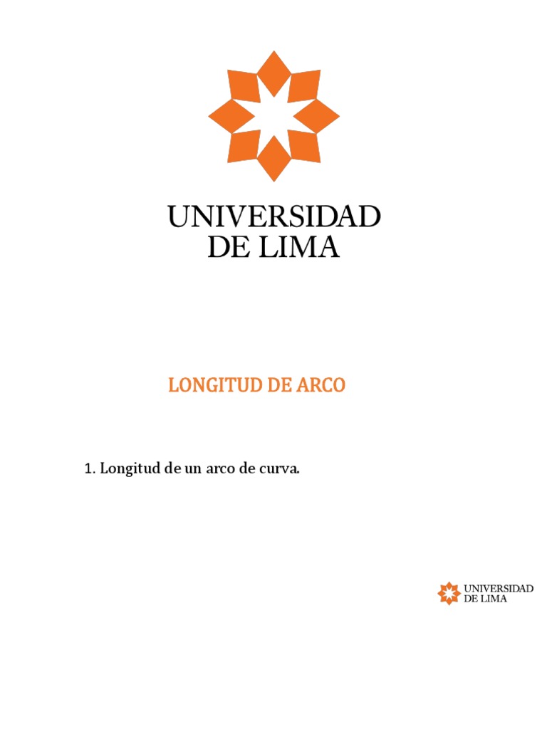 Longitud de Arco: Cálculos y Ejemplos | PDF | Curva | Matemática Elemental