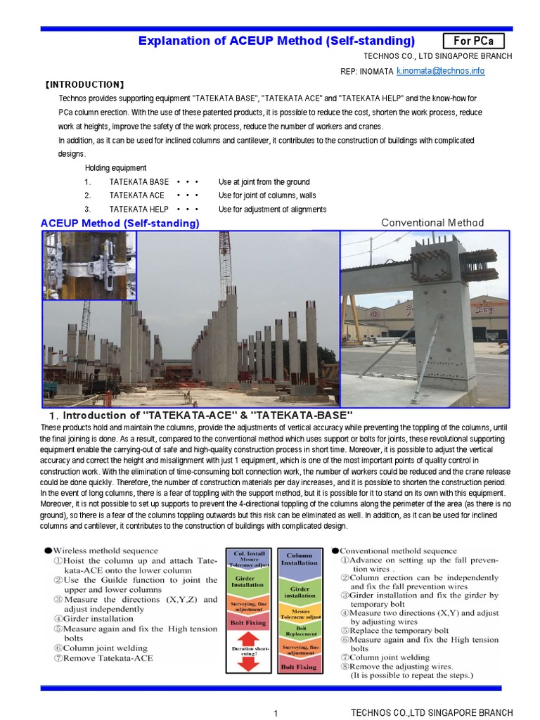 Explanation PCa (English) | PDF | Crane (Machine) | Manufactured Goods
