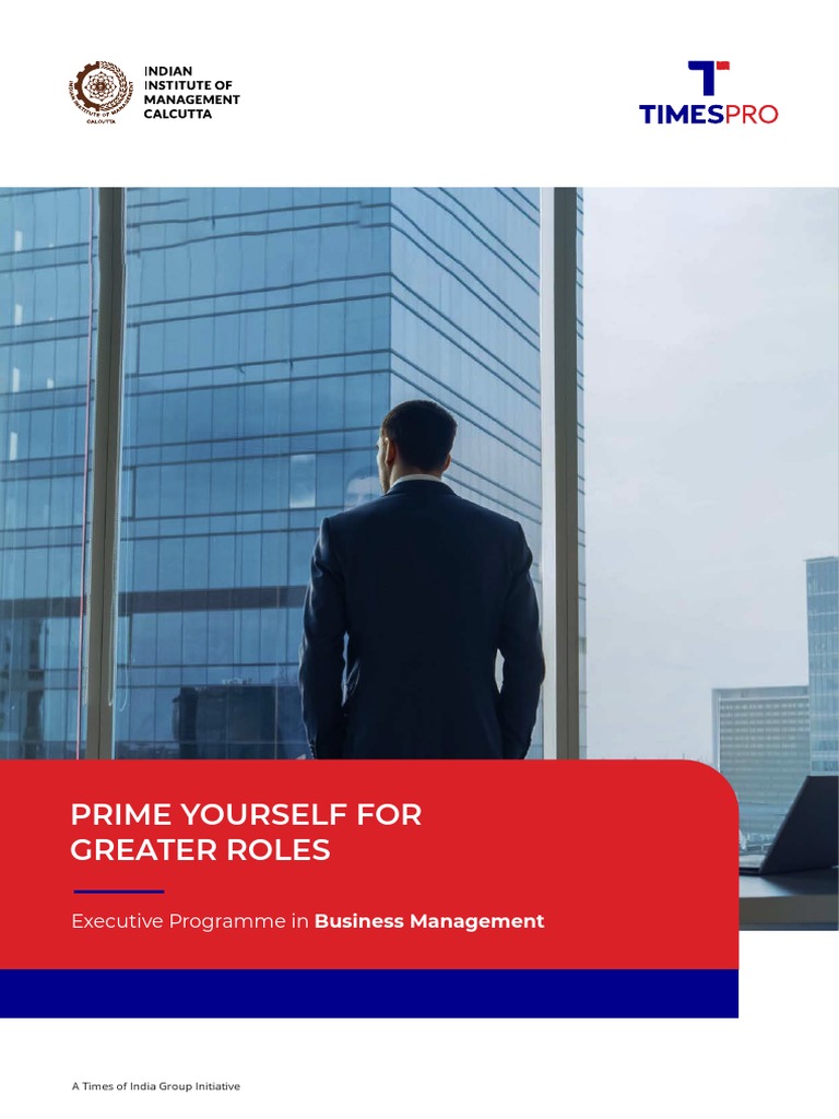 IIM Calcutta EPBM B27 Brochur | PDF | Marketing | Strategic Management