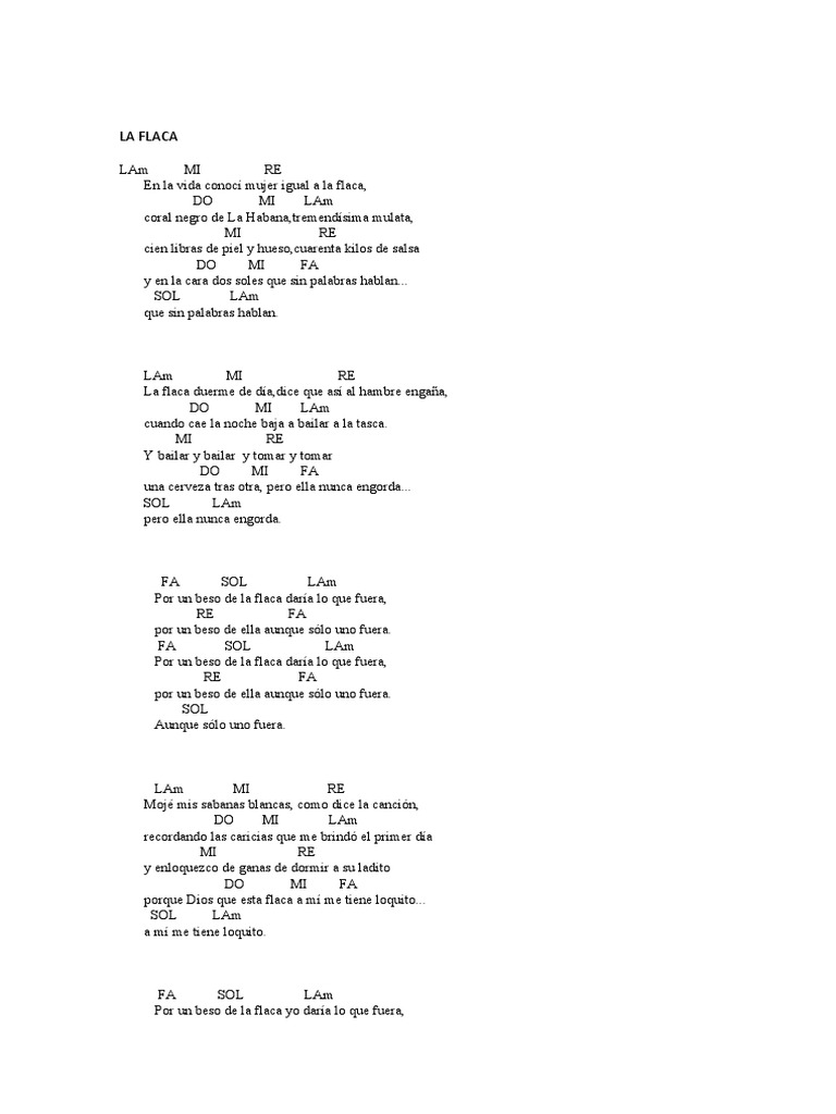 La Flaca | PDF | Arte | Clásicos