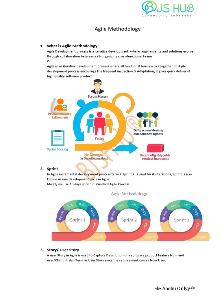 Agile Methodology Guide | PDF | Scrum (Software Development) | Agile Software Development