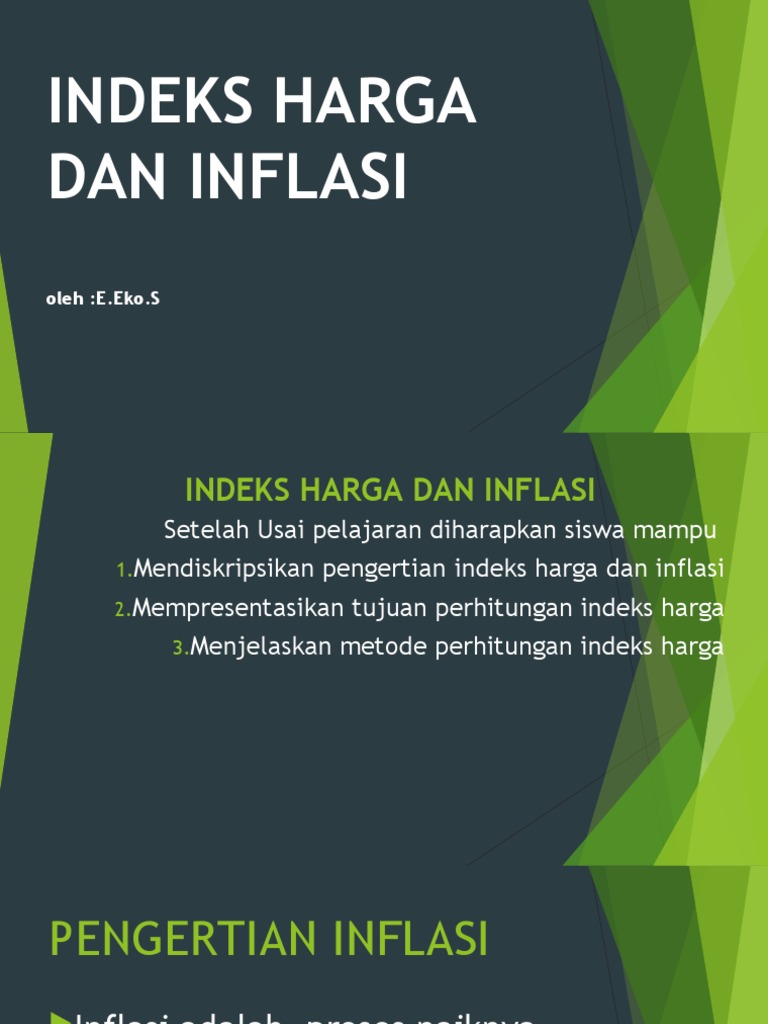 Indeks Harga Dan Inflasi | PDF