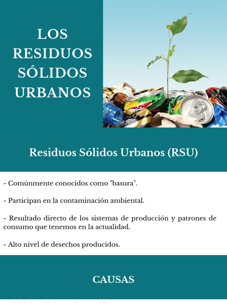 Residuos SÃ Lidos Urbanos | PDF