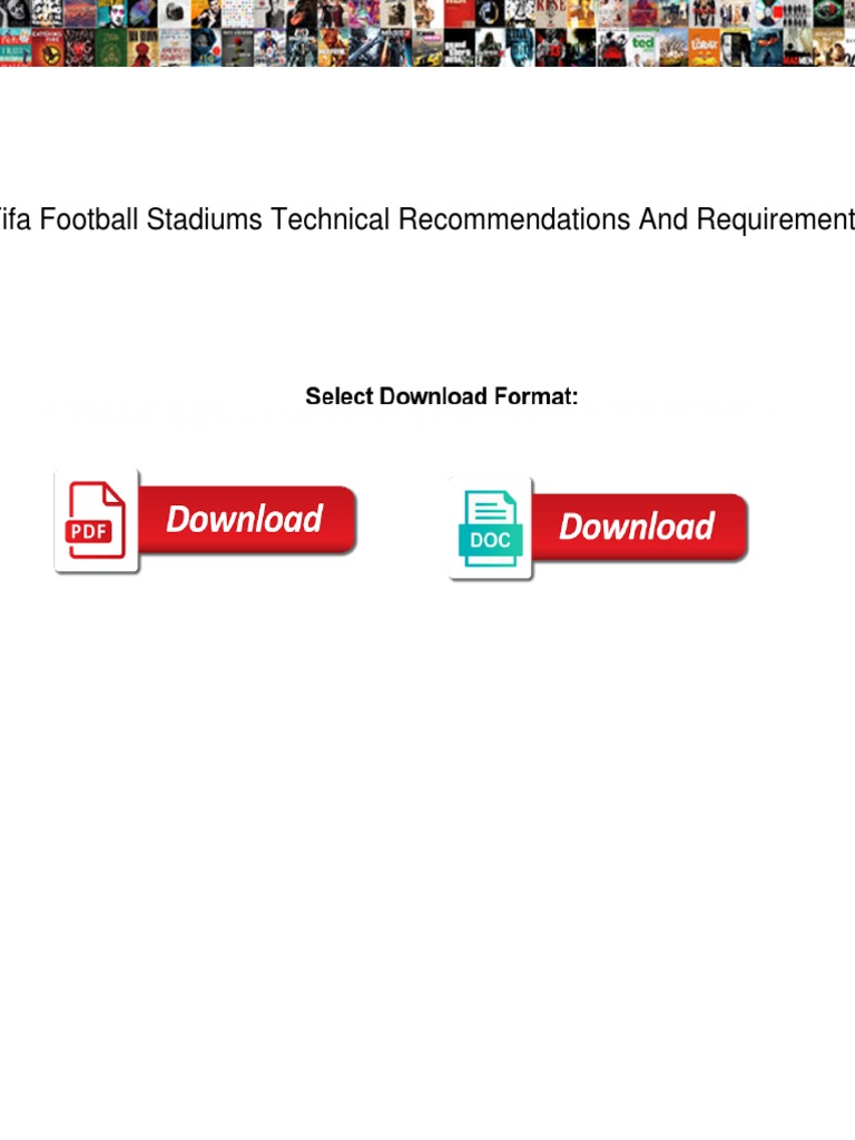 Fifa Football Stadiums Technical Recommendations and Requirements | PDF ...