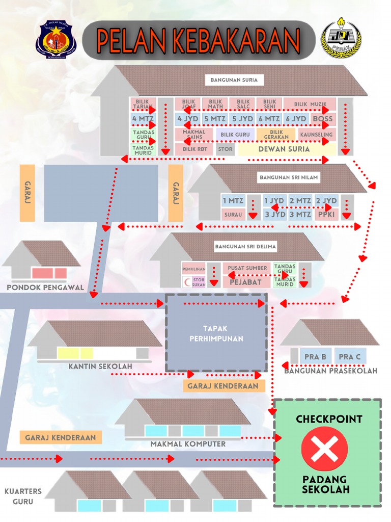 Pelan Kebakaran SKTS | PDF