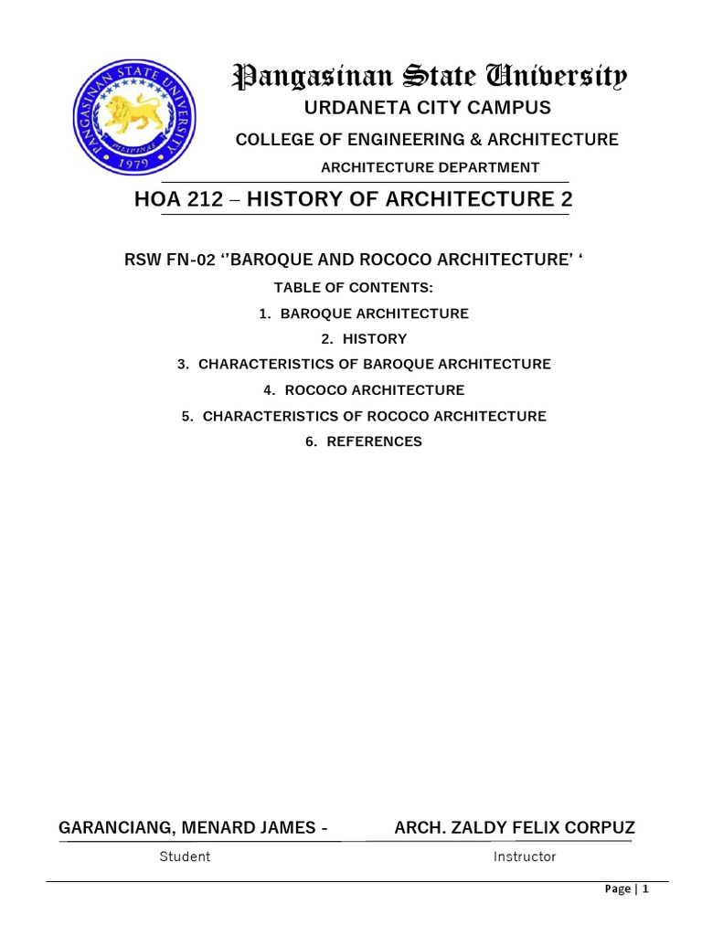 Hoa2 FN02 Baroco | PDF