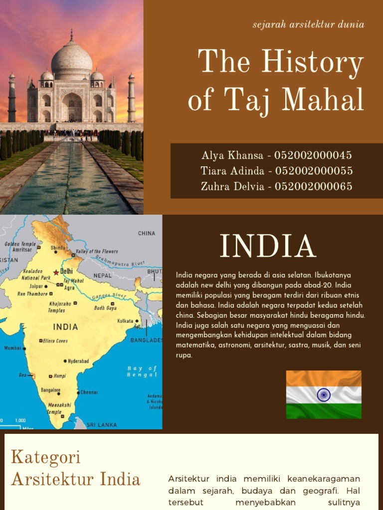 The History of Taj Mahal | PDF