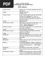 Sample Direct Examination | PDF | Witness | Judge