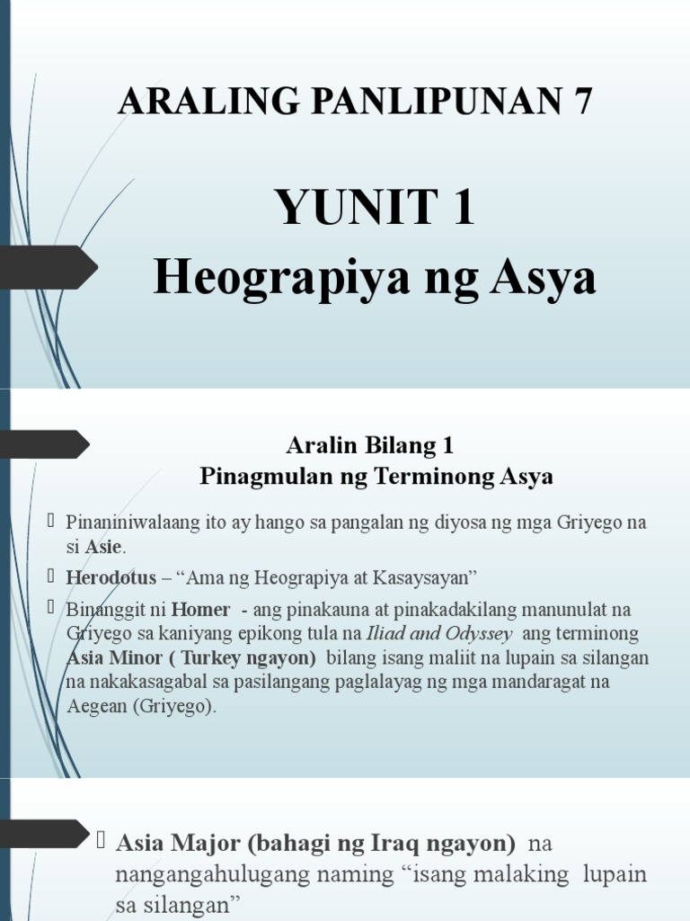 AP 7 A 1 3 1st Quarter | PDF