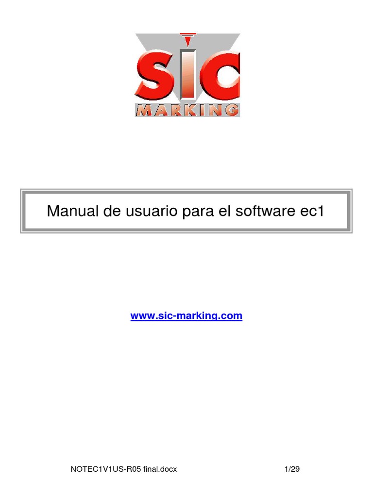 MANUAL EC1 en Español | PDF