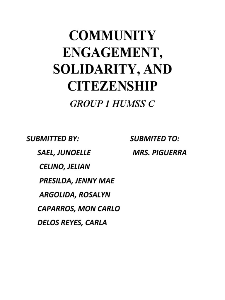 Community Engagement | PDF