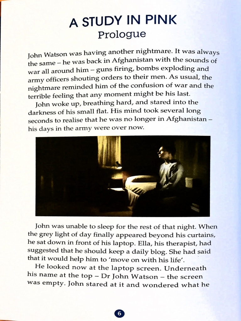 Sherlock Study in Pink Chapters 1 2 3 4 | PDF