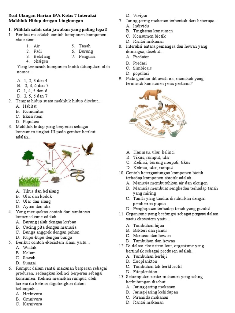 Soal Uh Bab 2 Ok | PDF