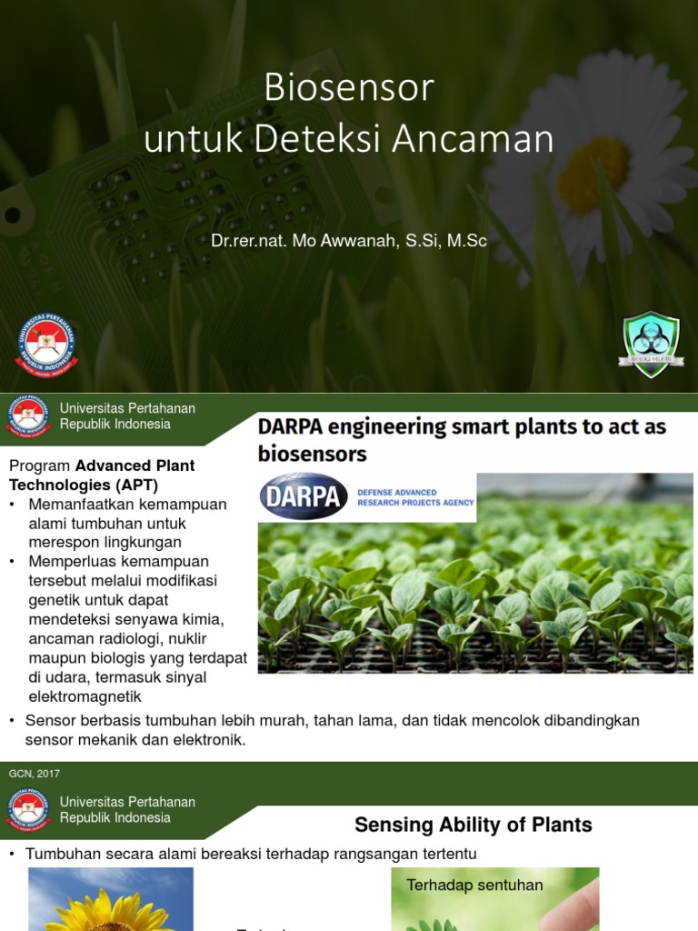 Biosensor Untuk Deteksi Ancaman | PDF