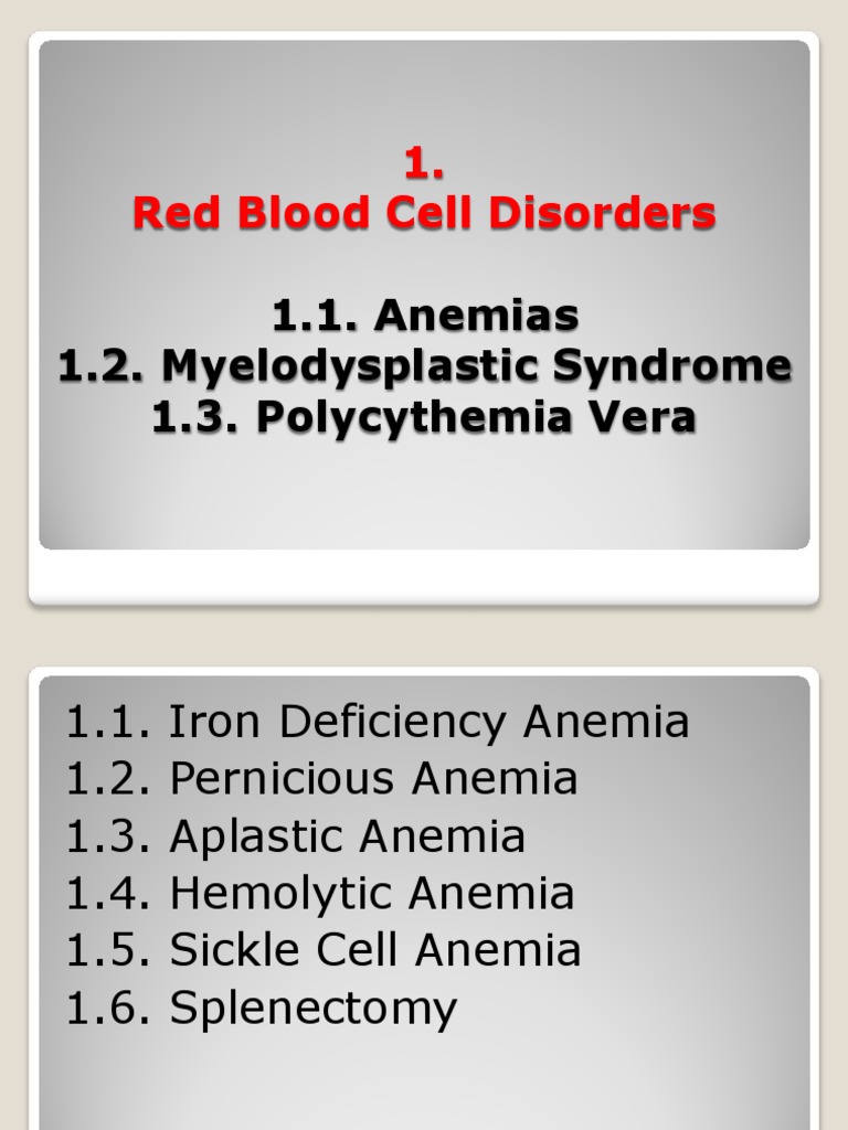 Hematologic Disorders | PDF | Anemia | Coagulation