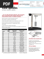 Brookfield Viscometer Spindle Chart | PDF | Viscosity | Mechanical ...