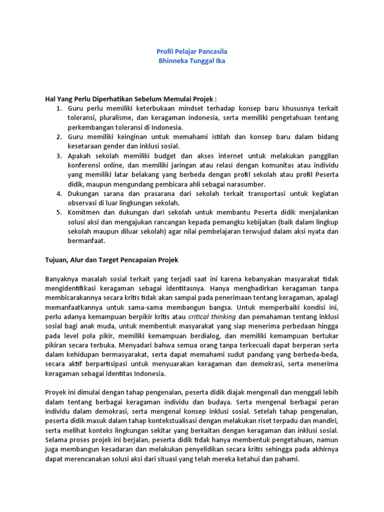 Draft Modul P5 Versi Smaqii | PDF