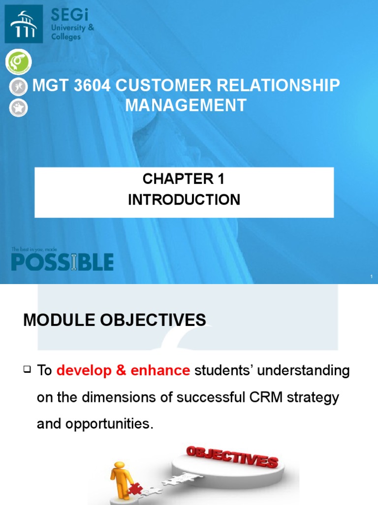 Chapter 1 Introduction | PDF | Marketing | Customer Relationship Management