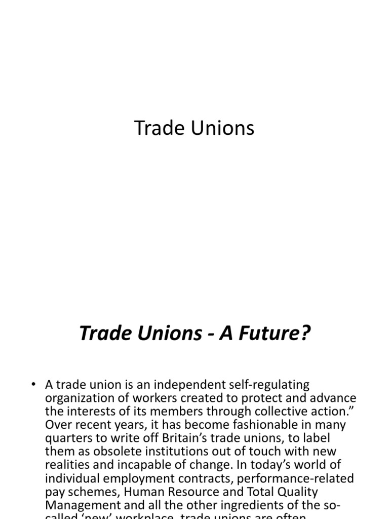 Unions' Economic Perceptions | PDF | Trade Union | Collective Bargaining