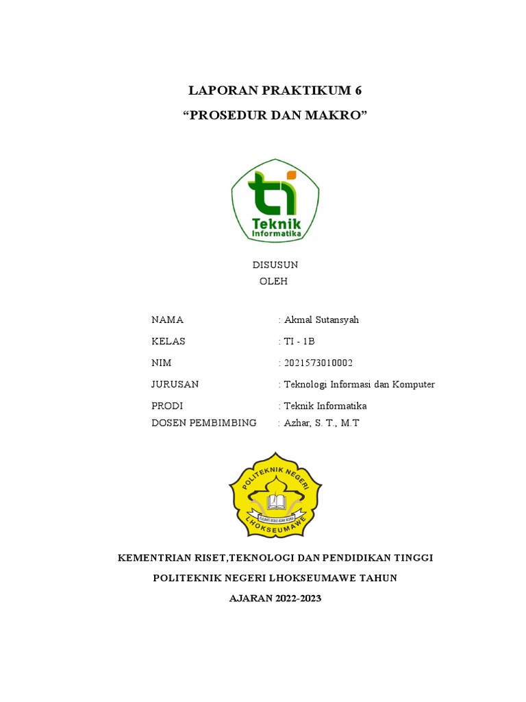 Prak - Assembly 6 | PDF