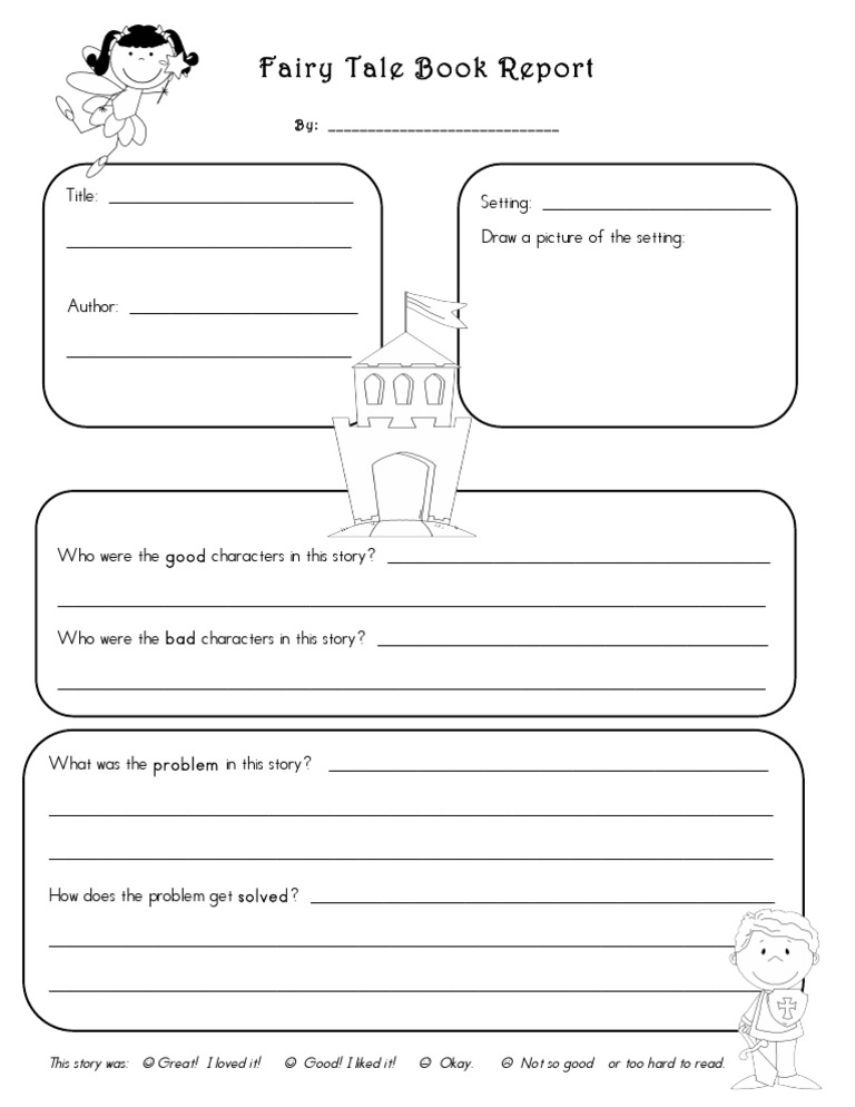 Fairy Tale Report Template | PDF