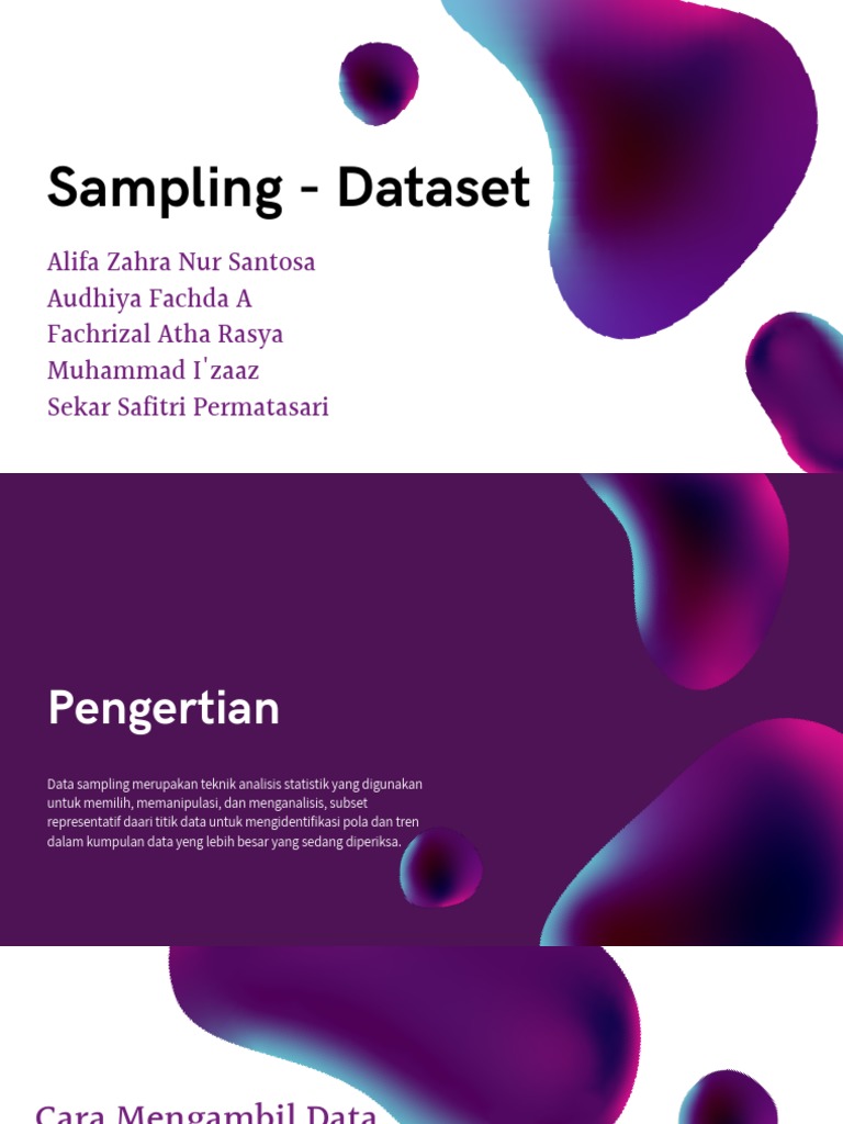 Sampling Dataset - Fachrizal AR - 1201204429 | PDF