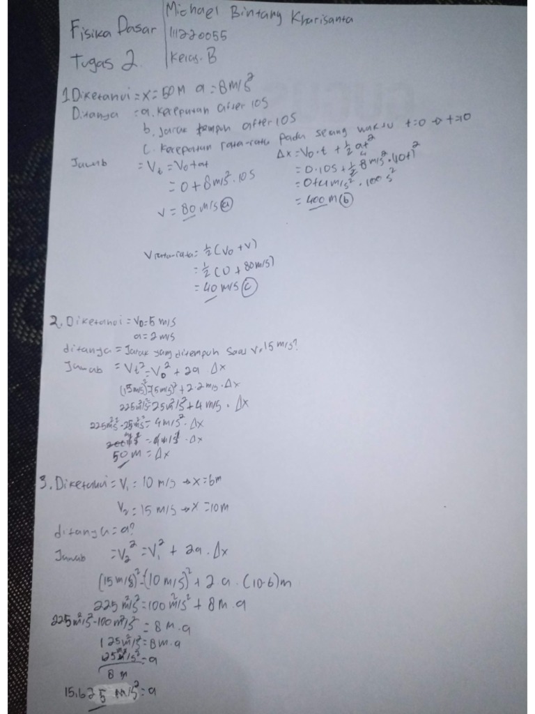 Michael Bintang Kharisanta TB2 | PDF