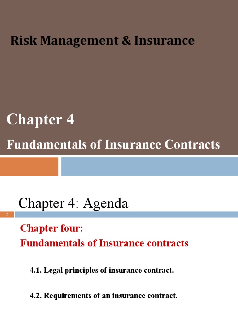 Fundamentals of Insurance Contracts: A Comprehensive Guide to the Legal ...