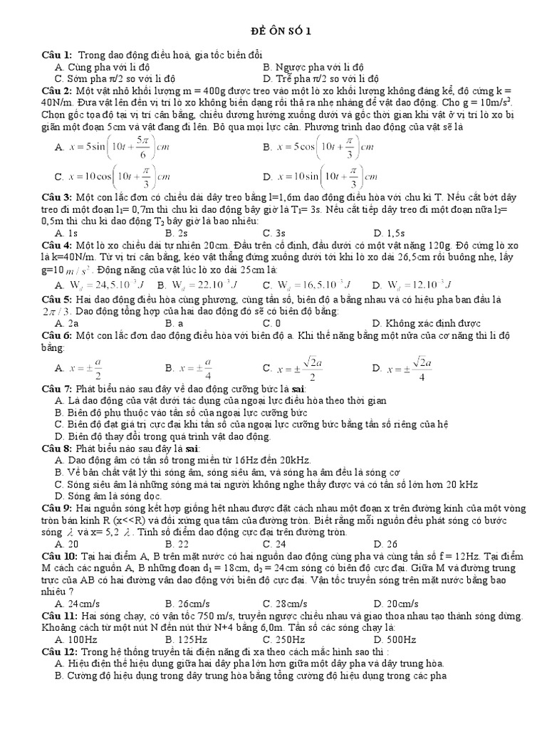 10 De On Thi Dh 2011 Pdf