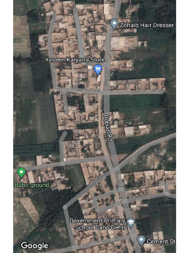 Satellite Map of Babo Dehri | PDF