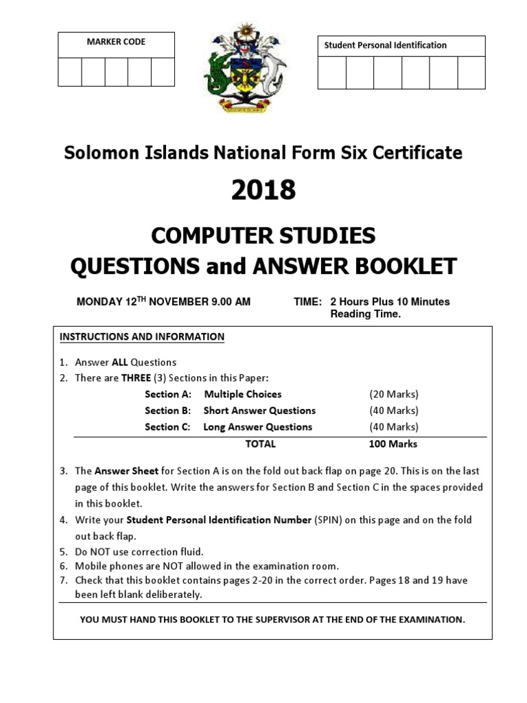 SINF6 Computer Studies 2018 Final Compressed | Download Free PDF | Databases | Computer File
