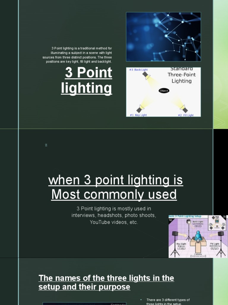 Three-Point Lighting Explained | PDF