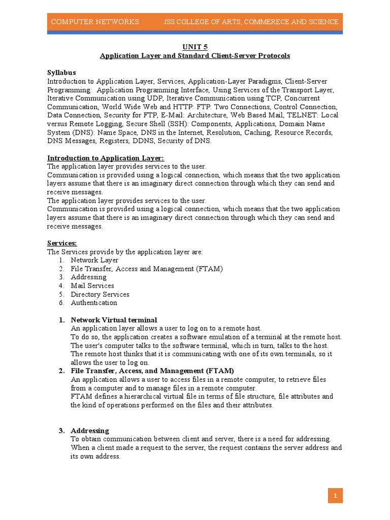 Computer Networks Chapter 5 | PDF | Network Socket | Internet & Web