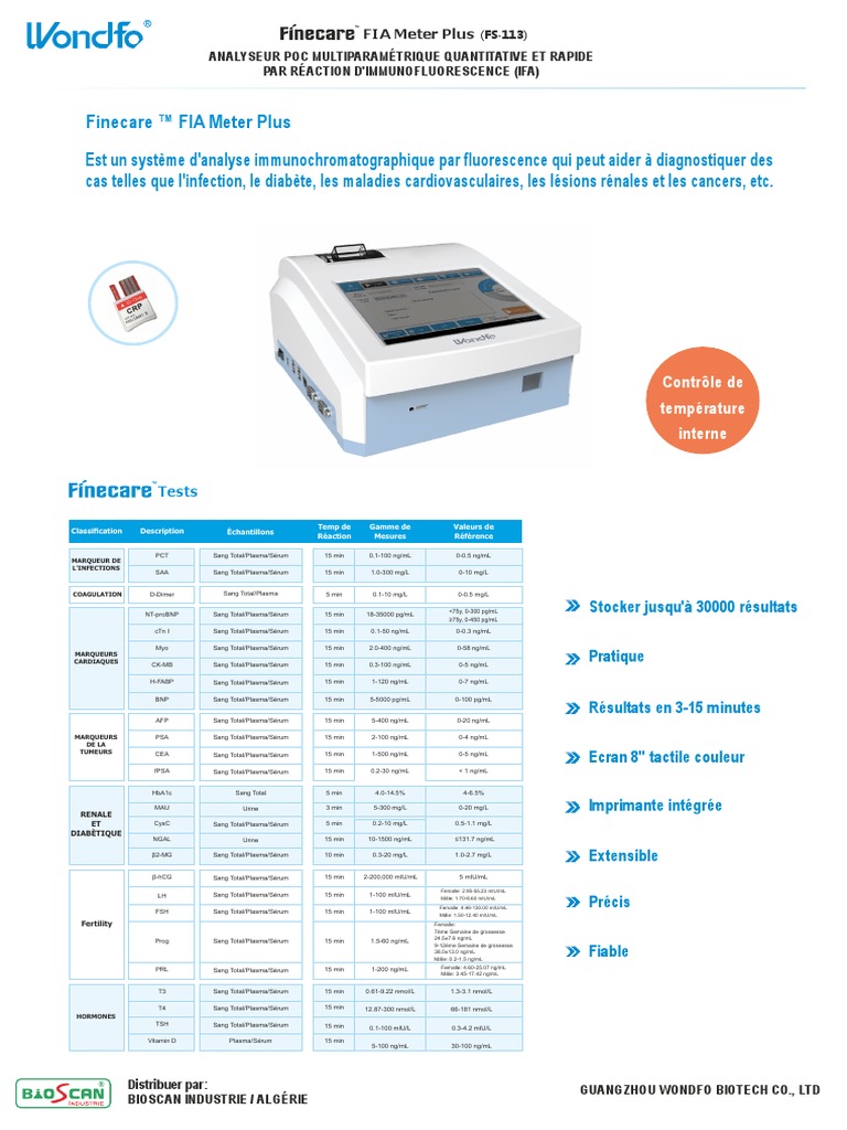 Finecare Brochure French | PDF
