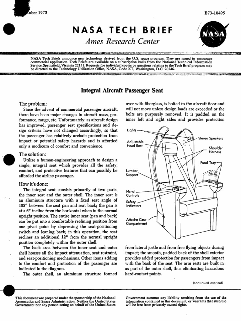 Nasa Tech Brief: Ames Research Center | PDF | Ames Research Center | Manufactured Goods