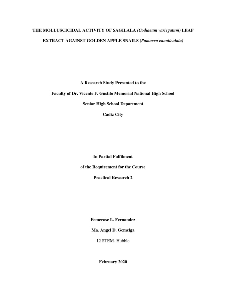 Sample Manuscript | PDF