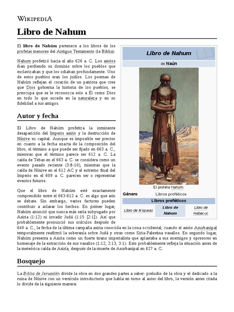 Libro de Nahum | PDF